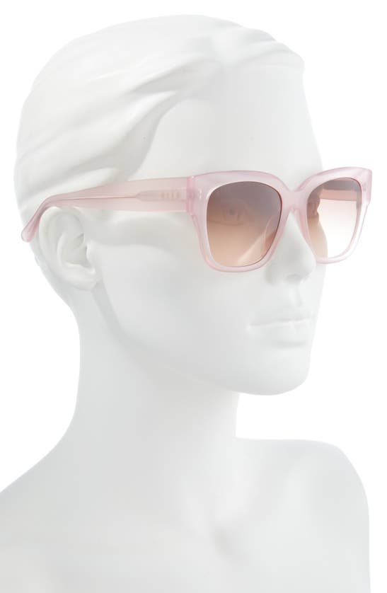 Diff Bella Ii 54mm Square Sunglasses In Rose Tea Pink | ModeSens