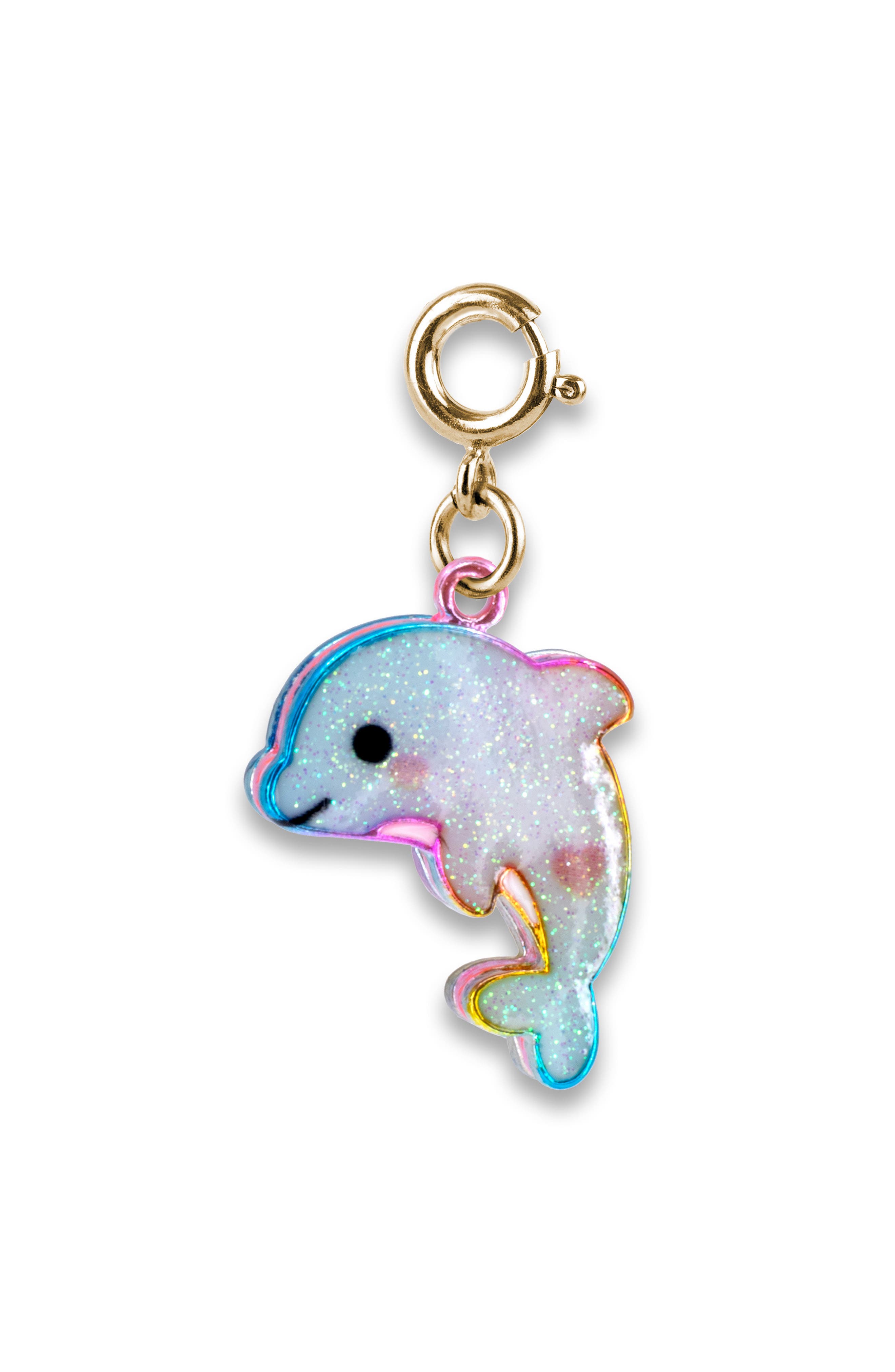 High IntenCity Glitter Dolphin Charm | Nordstrom