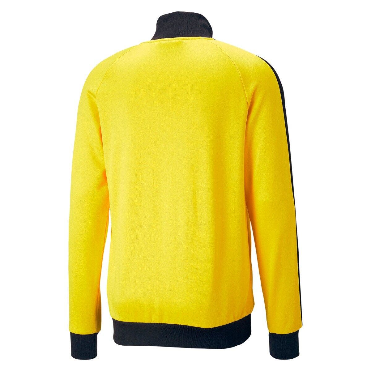 PUMA Men's Puma Yellow Borussia Dortmund ftblHeritage T7 Raglan Full ...