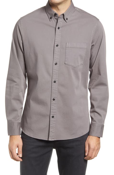 Men's Grey Button Up Shirts | Nordstrom
