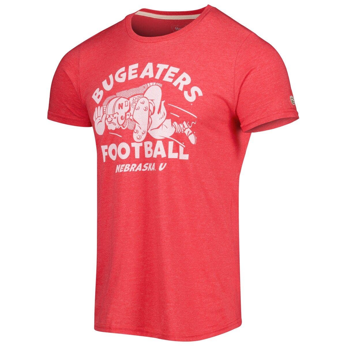 HOMEFIELD Men's Homefield Heathered Scarlet Nebraska Huskers Bugeaters ...