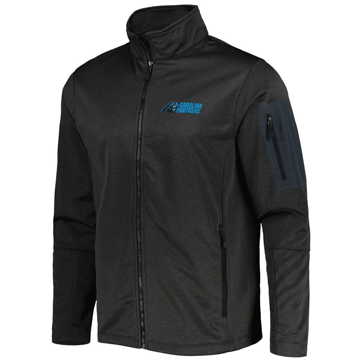 DUNBROOKE Men's Dunbrooke Heather Black Carolina Panthers Freestyle ...
