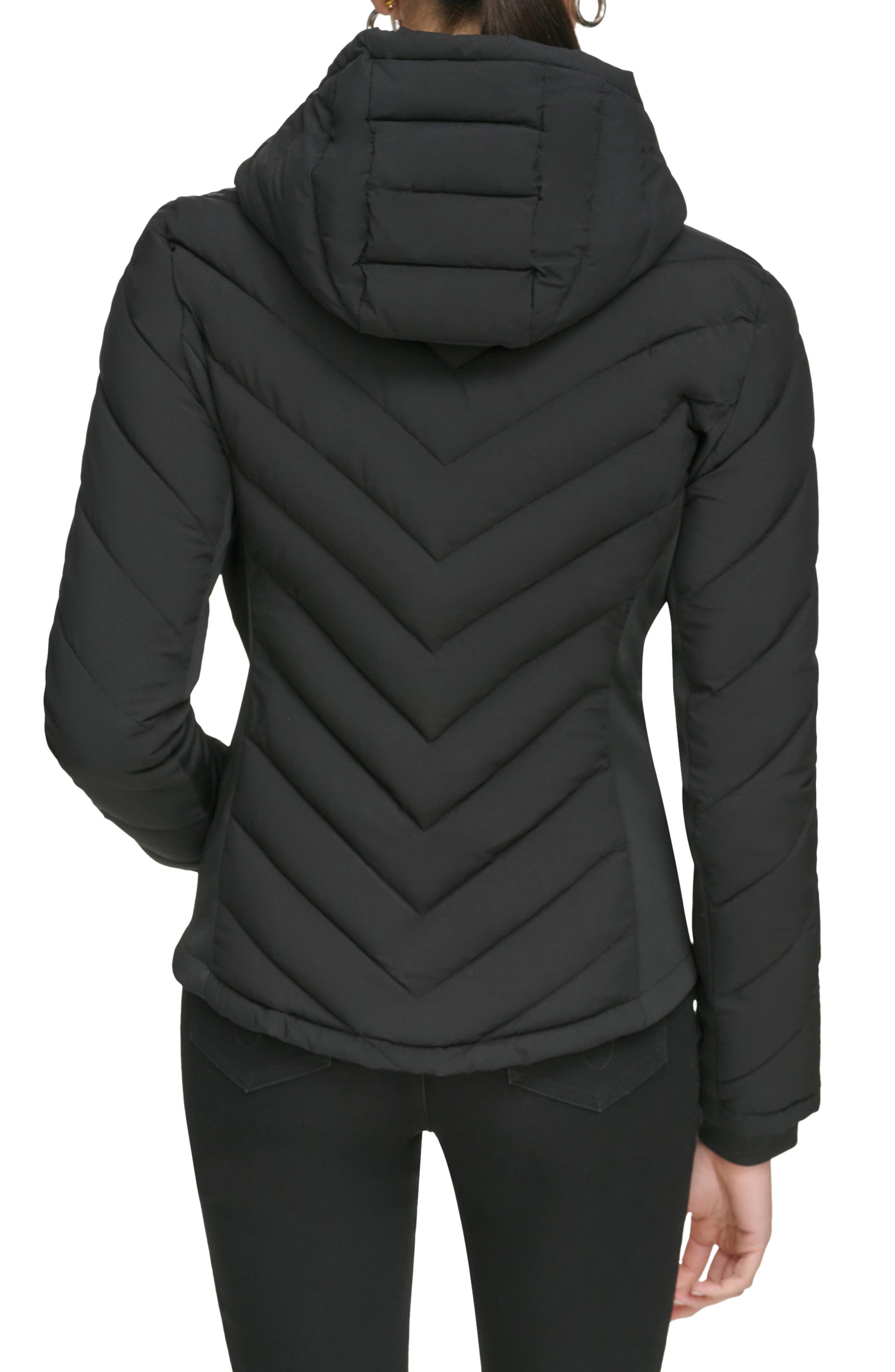 Calvin Klein Packable Chevron Quilt Scuba Puffer Jacket | Nordstromrack