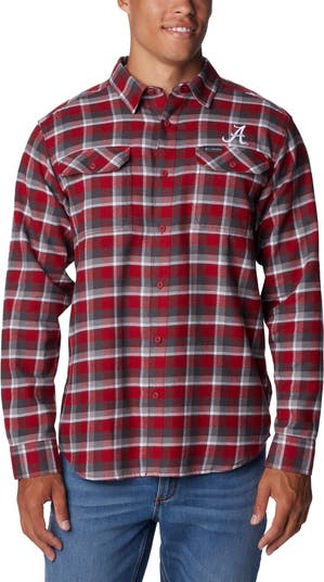 Columbia Crimson Alabama Crimson Tide Flare Gun Flannel Long Sleeve ...