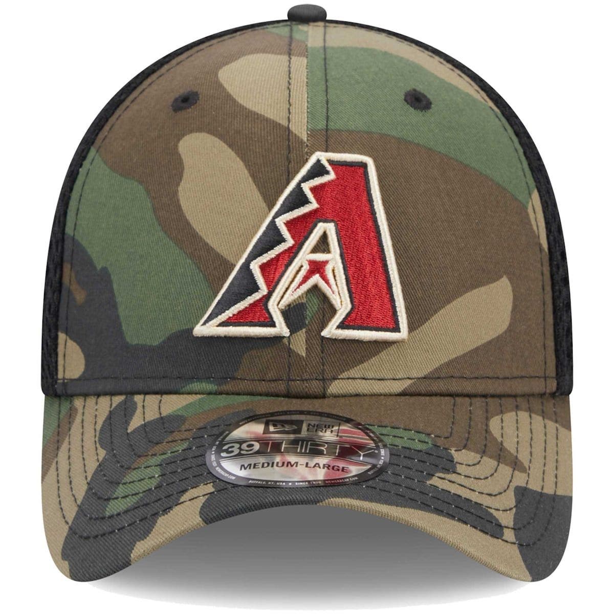 New Era Men's New Era Camo Arizona Diamondbacks Team Neo 39THIRTY Flex ...