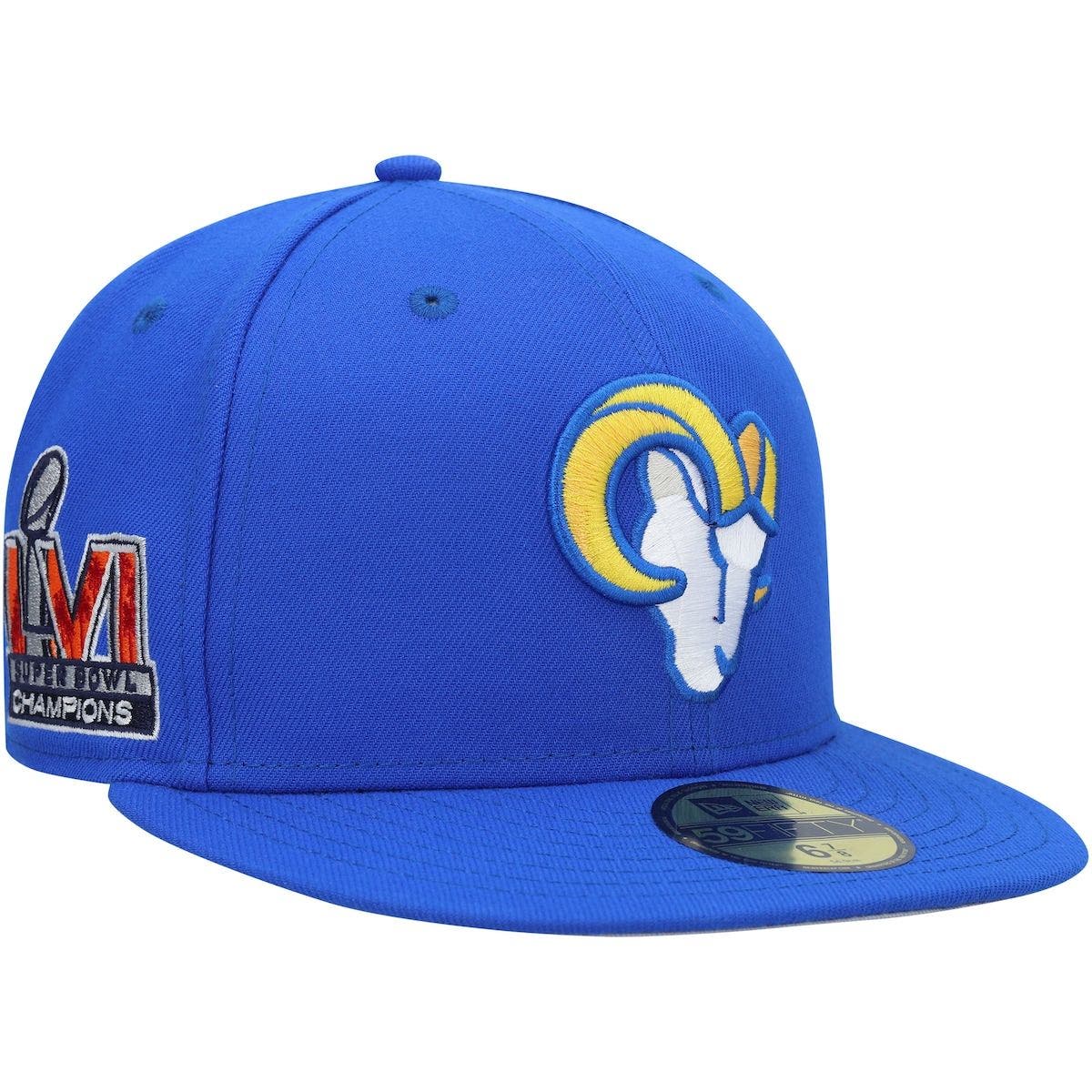 New Era Men's New Era Royal/Black Los Angeles Rams Super Bowl LVI ...