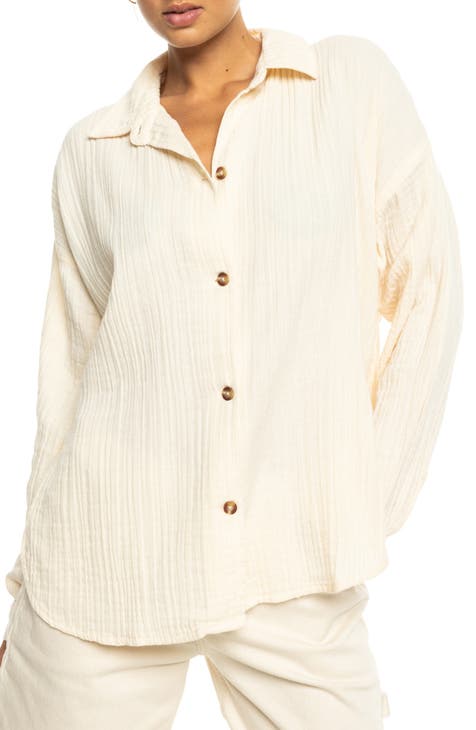 Women's Roxy Button Up Tops | Nordstrom
