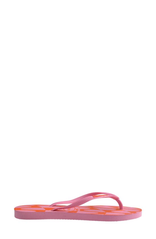 Havaianas Distorted Wave Flip Flop In Pink Lemonade | ModeSens