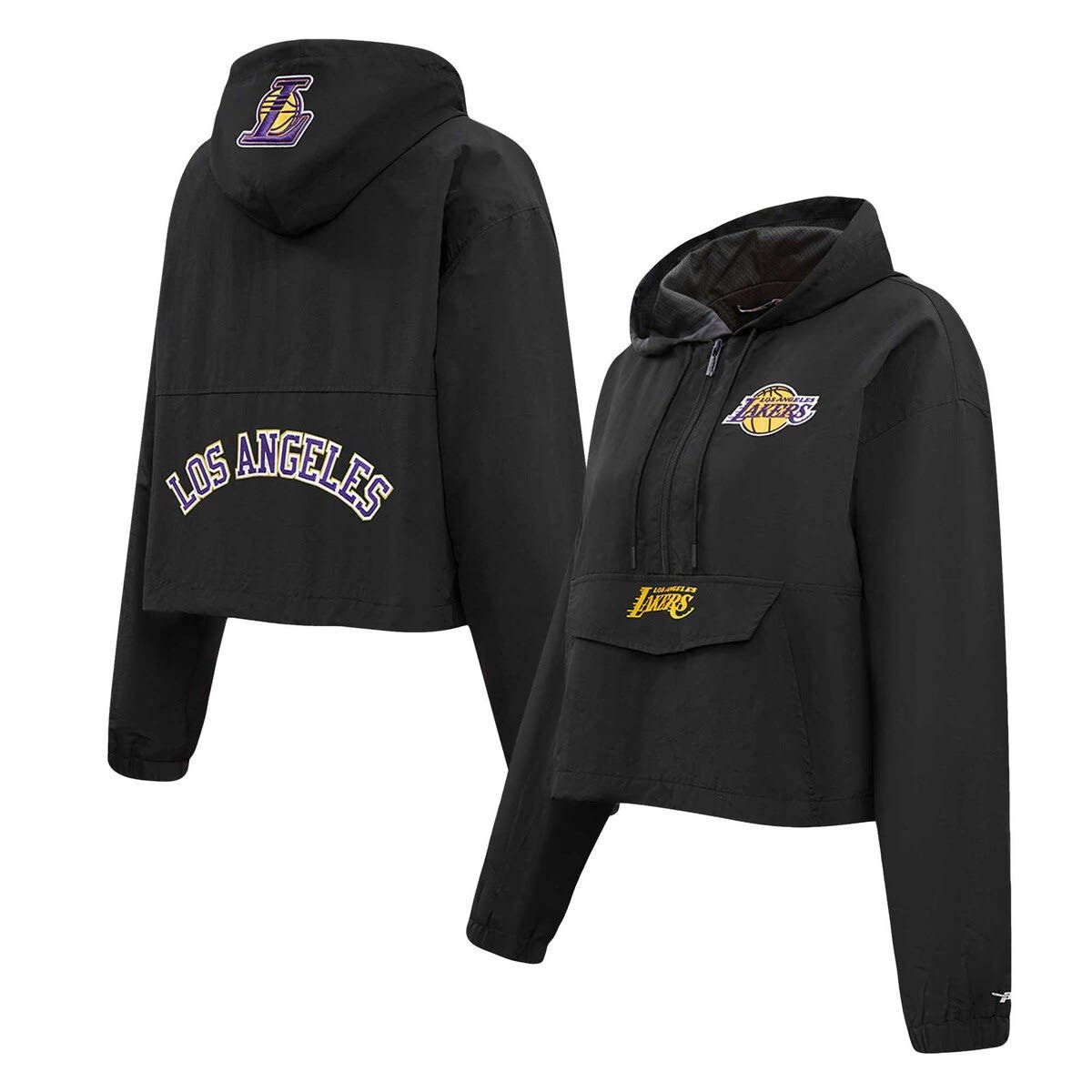 PRO STANDARD Women's Pro Standard Black Los Angeles Lakers Classic Wind ...