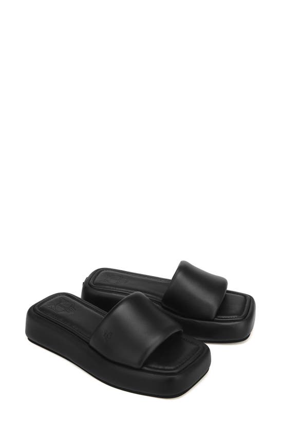 Naked Wolfe Erica Platform Slide Sandal In Black | ModeSens