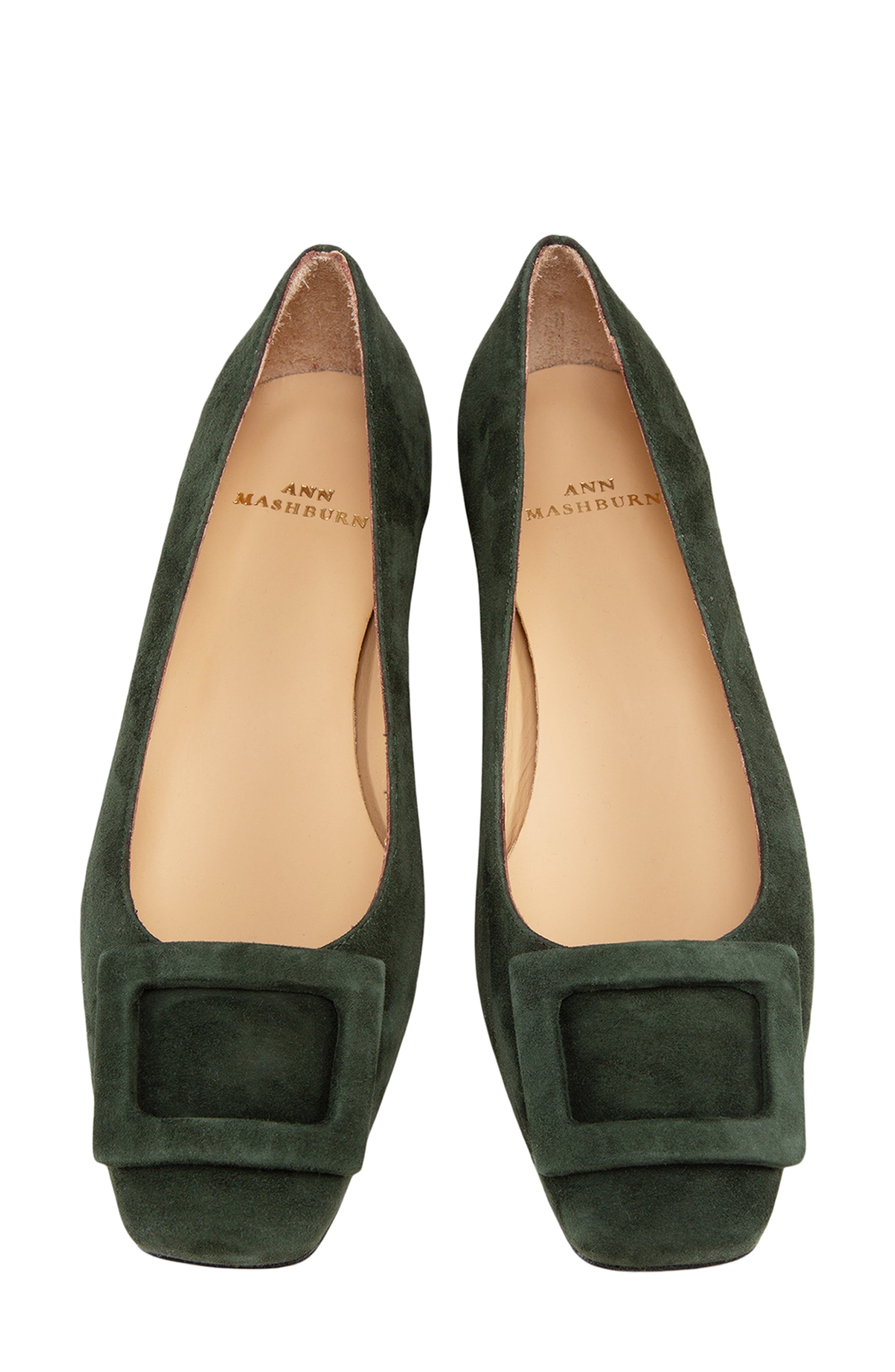 ANN MASHBURN Suede Buckle Pump | Nordstromrack