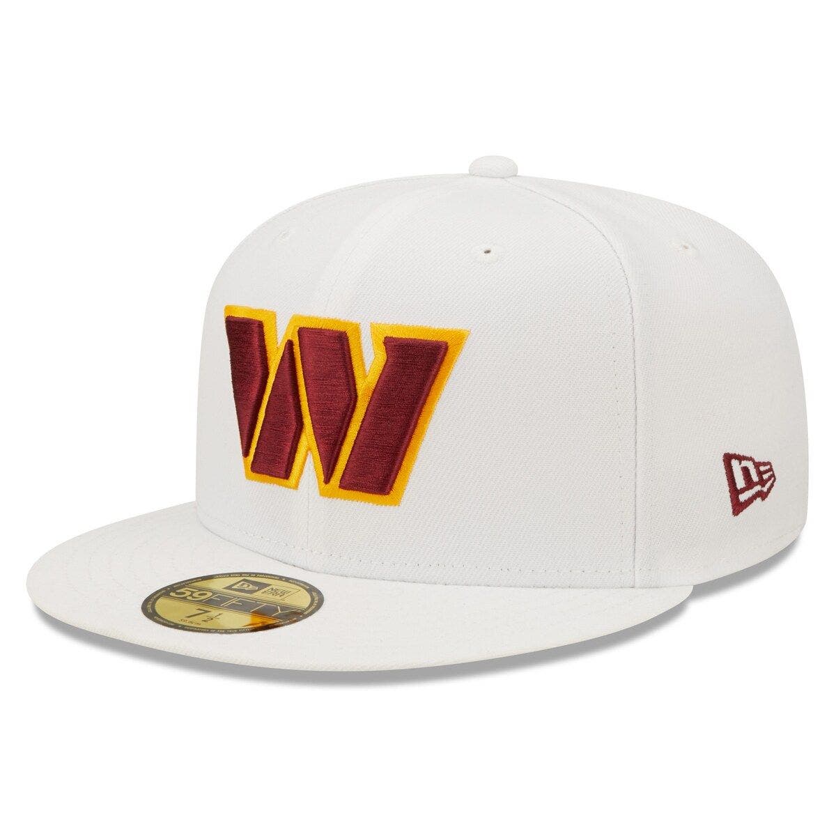 New Era Men's New Era White Washington Commanders Omaha 59FIFTY Fitted ...