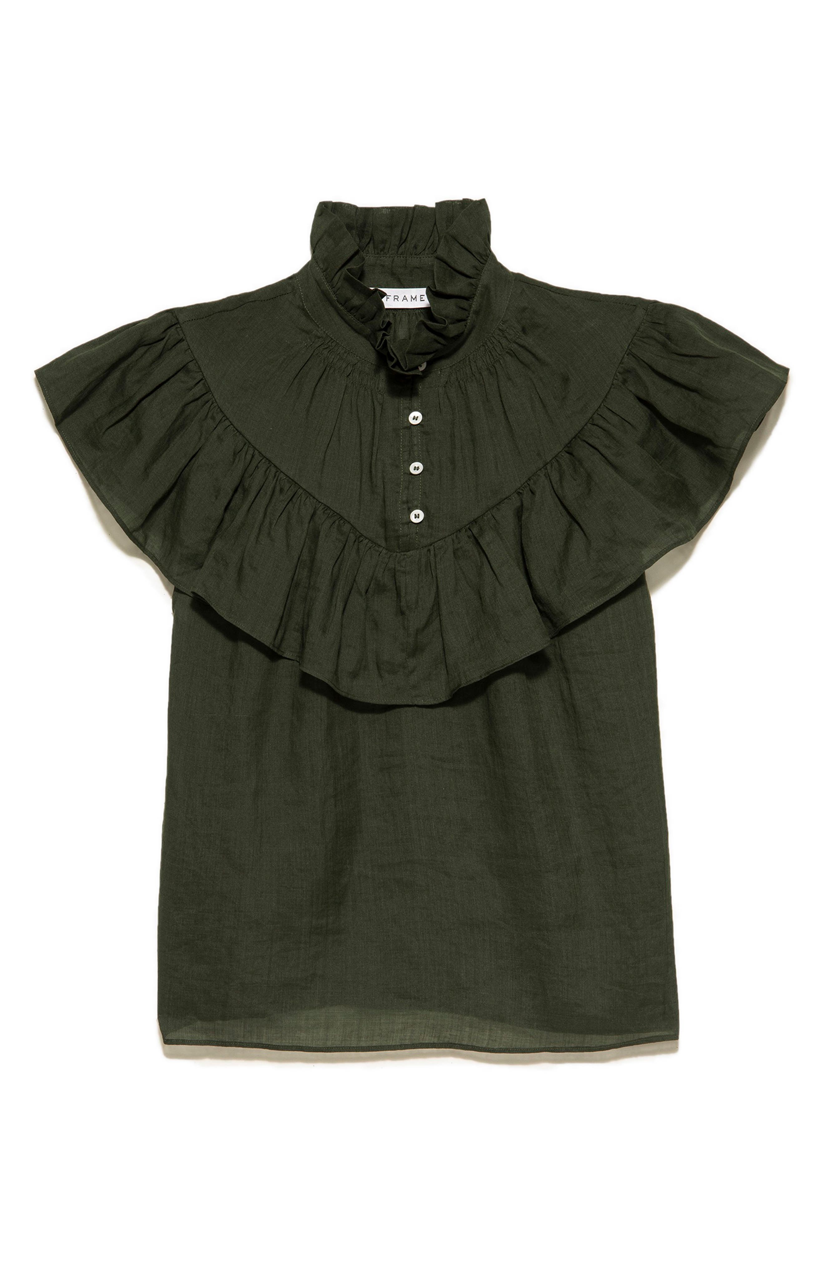 FRAME Ruffle Flounce Top | Nordstrom