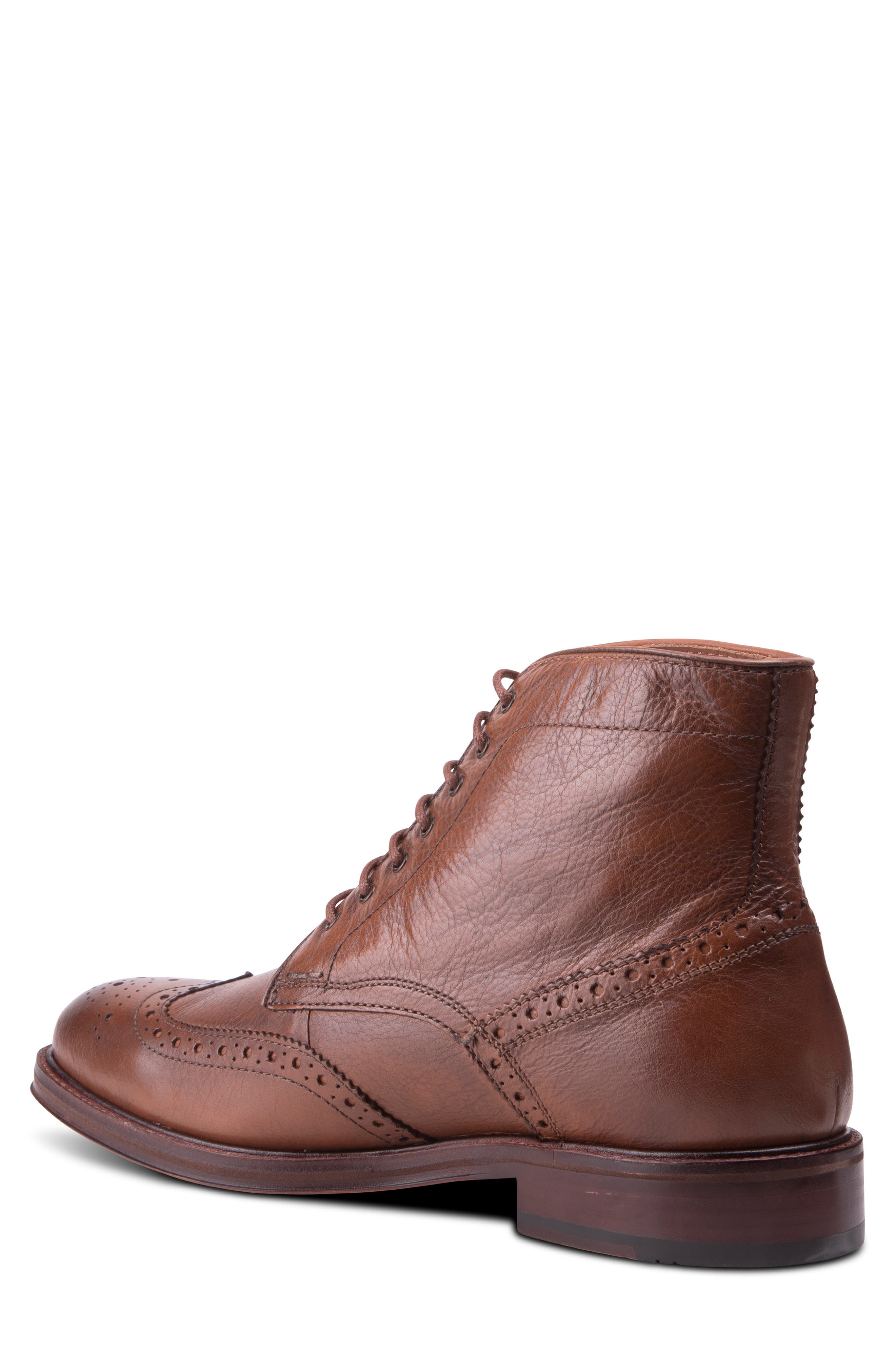 Gordon Rush Sutherland Wingtip Boot in Cognac | Smart Closet