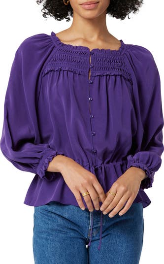 Joie Square Neck Silk Blouse | Nordstrom