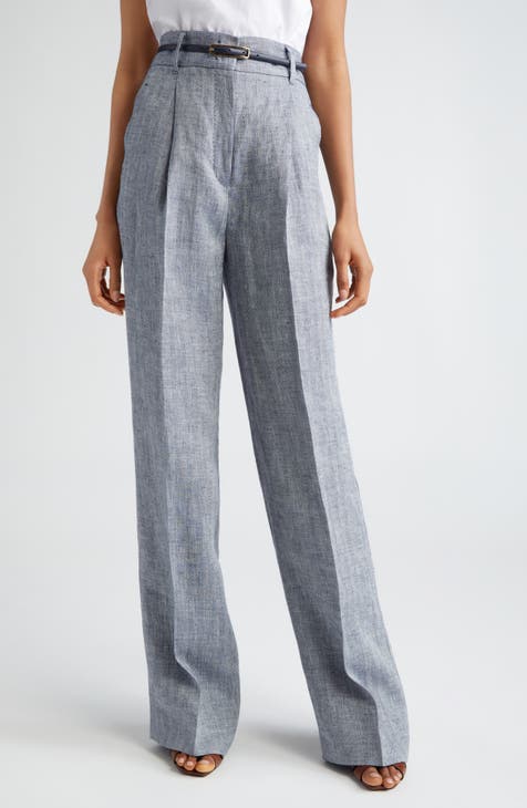 Women's 100% Linen Wide-Leg Pants | Nordstrom
