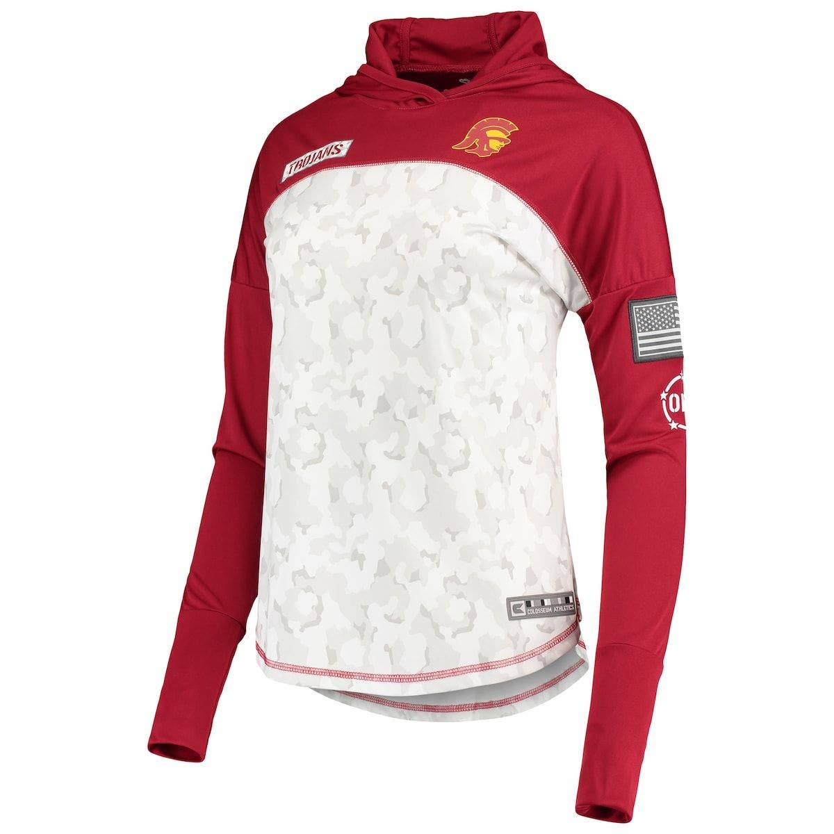 COLOSSEUM Women's Colosseum Gray/Cardinal USC Trojans OHT Military ...