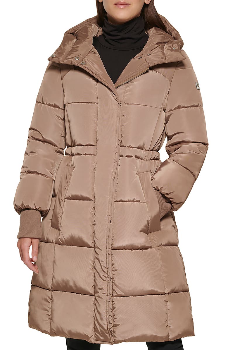 Kenneth Cole New York Memory 3/4 Length Puffer Jacket | Nordstrom
