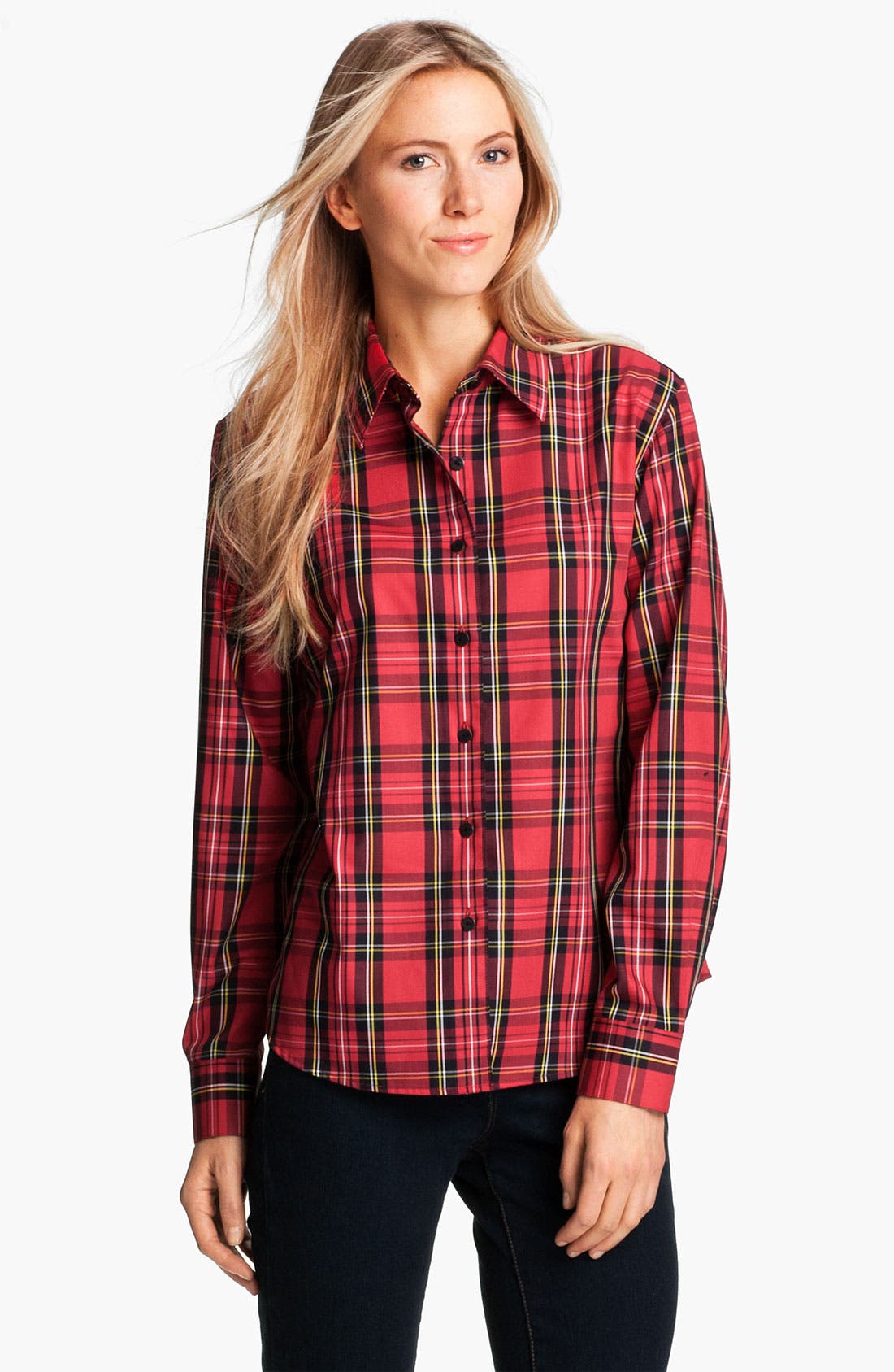 Foxcroft 'Classic Tartan' Shirt (Petite) | Nordstrom