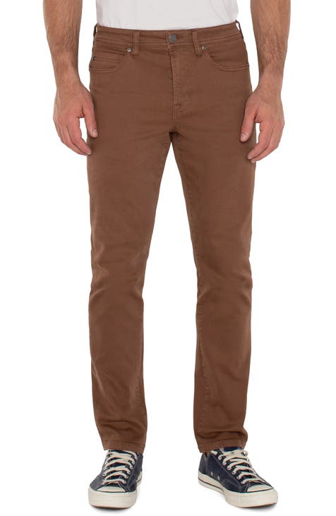 Men's Brown Straight Fit Jeans | Nordstrom