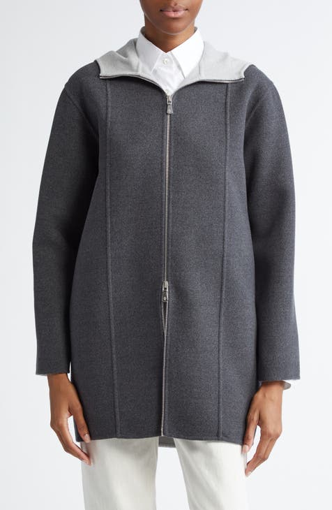 Women's Hooded Wool & Wool-Blend Coats | Nordstrom