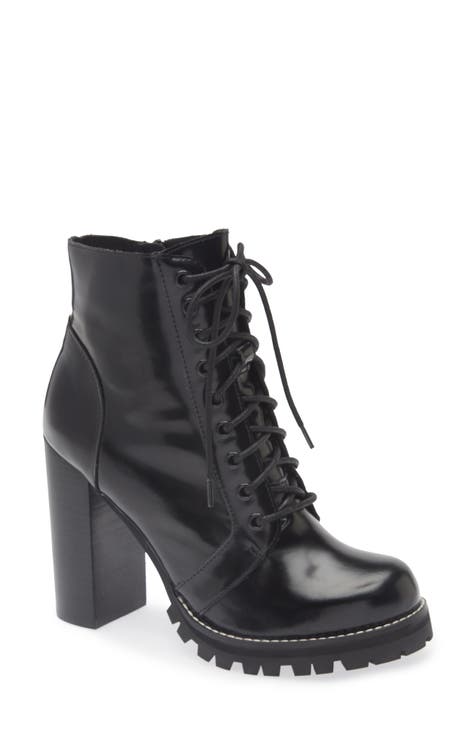 Women's Leather (Genuine) Lace-Up Boots | Nordstrom