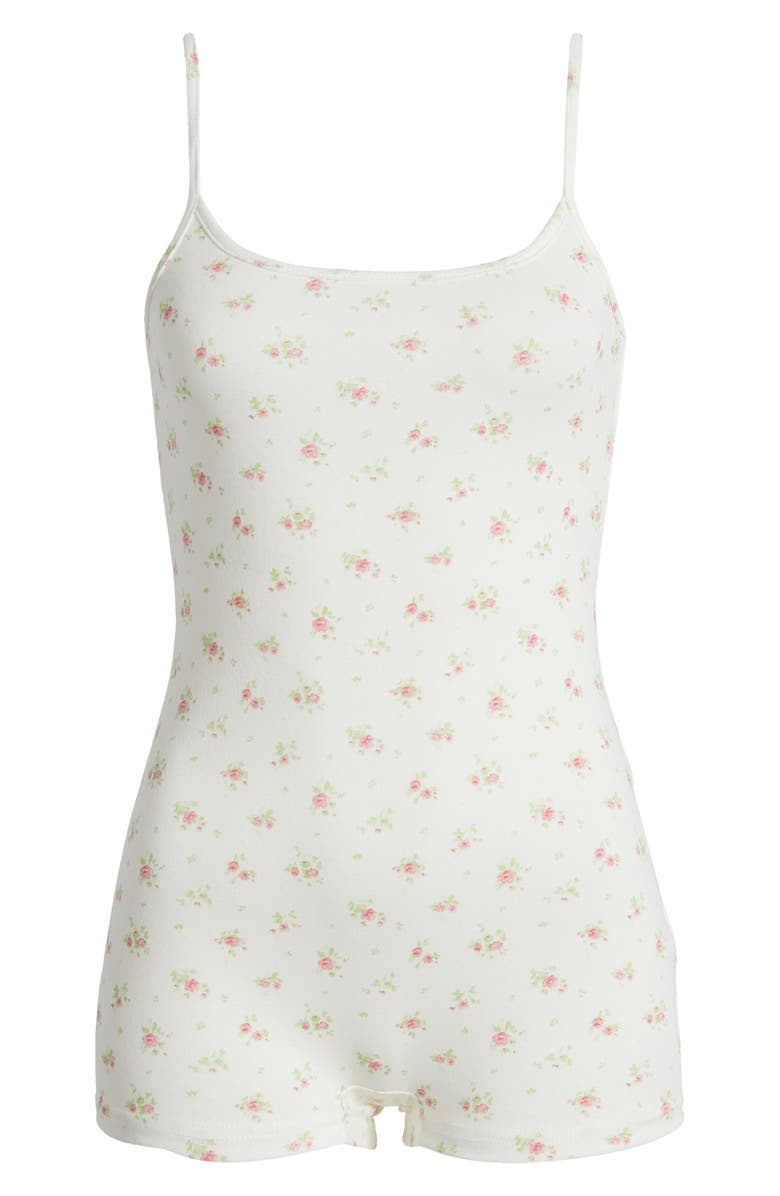 Edikted Ditsy Floral Open Back Romper Nordstrom