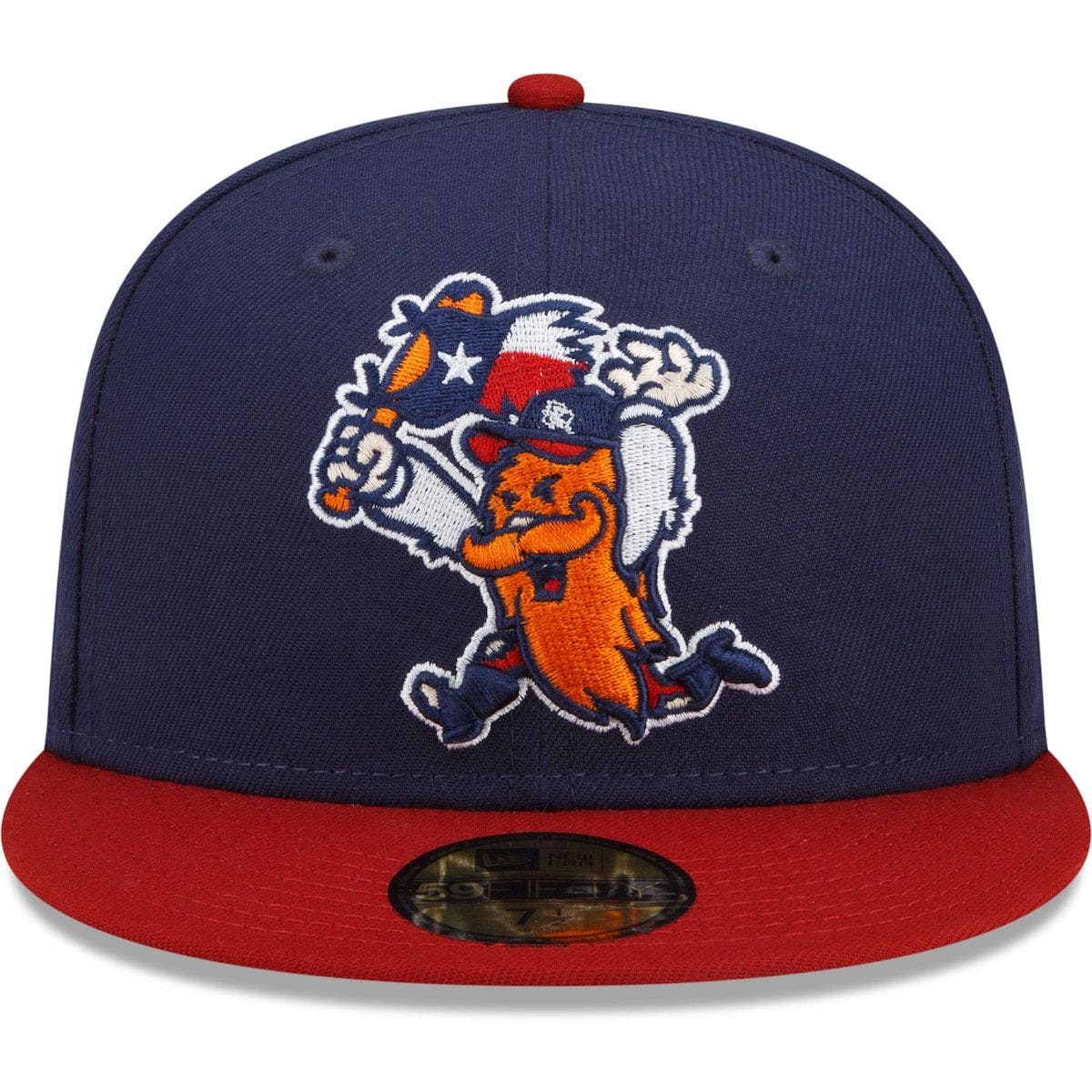New Era Men's New Era Navy/Red Round Rock Express Theme Night 59FIFTY ...