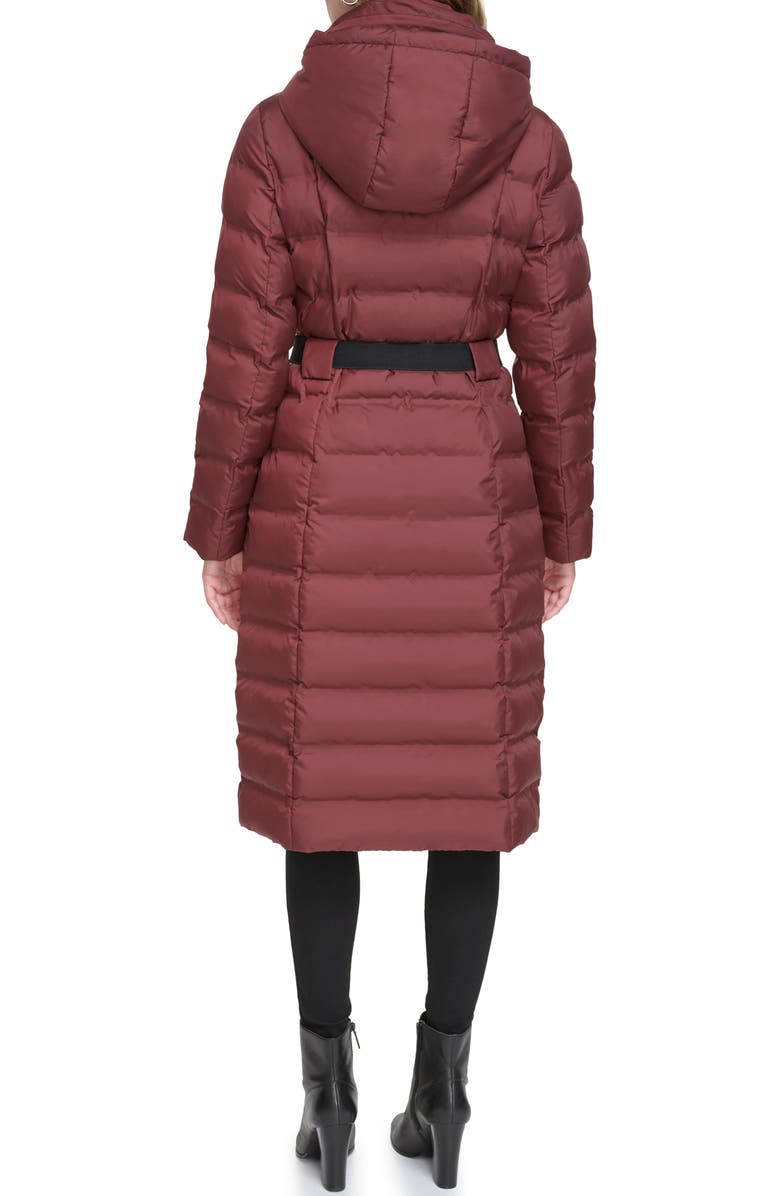 Kenneth Cole New York Cire Hooded Belted Puffer Jacket | Nordstrom