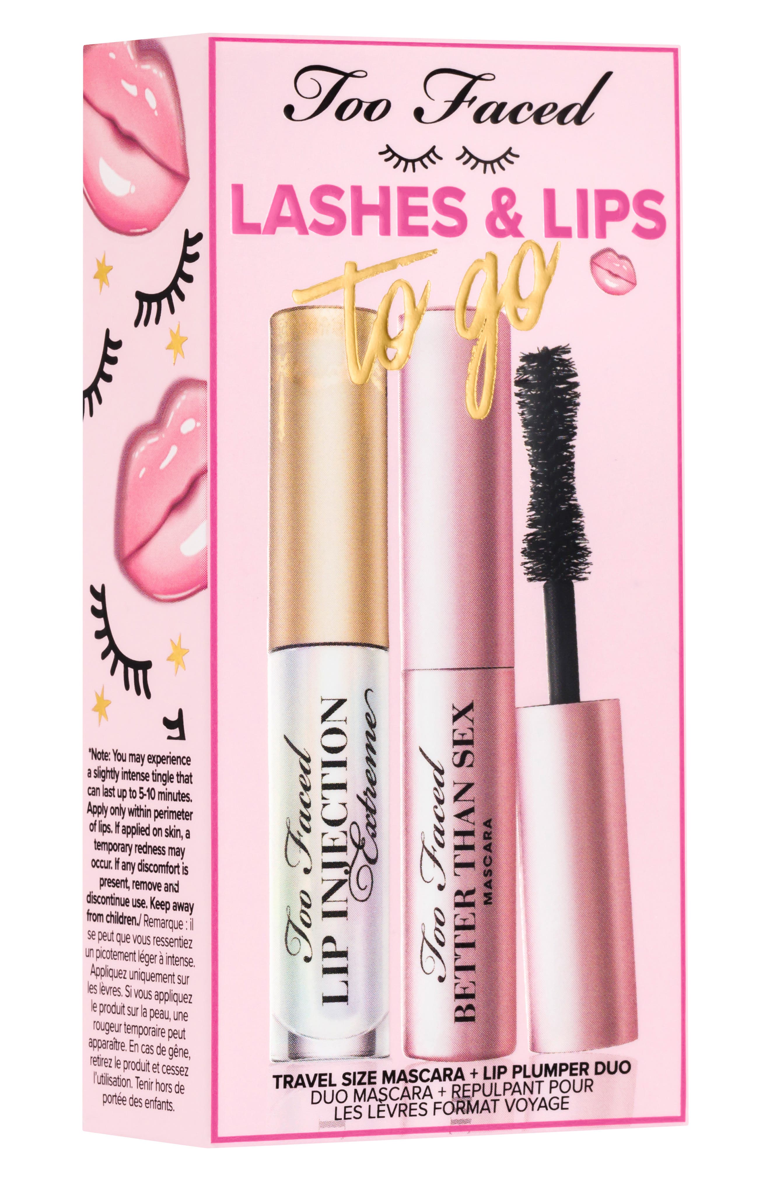 Too Faced Lashes & Lips To Go USD $32 Value | Nordstromrack