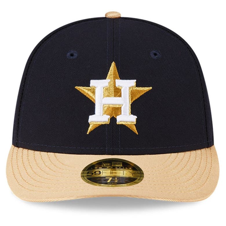 New Era Navy Houston Astros 2023 Gold Collection Low Profile 59fifty Fitted Hat | ModeSens