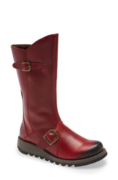 Women's Red Mid-Calf Boots | Nordstrom