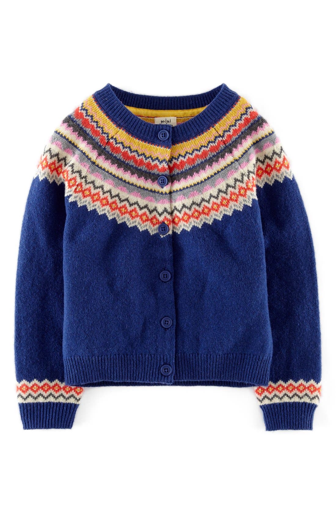 Mini Boden Fair Isle Cardigan (Toddler Girls, Little Girls & Big Girls ...
