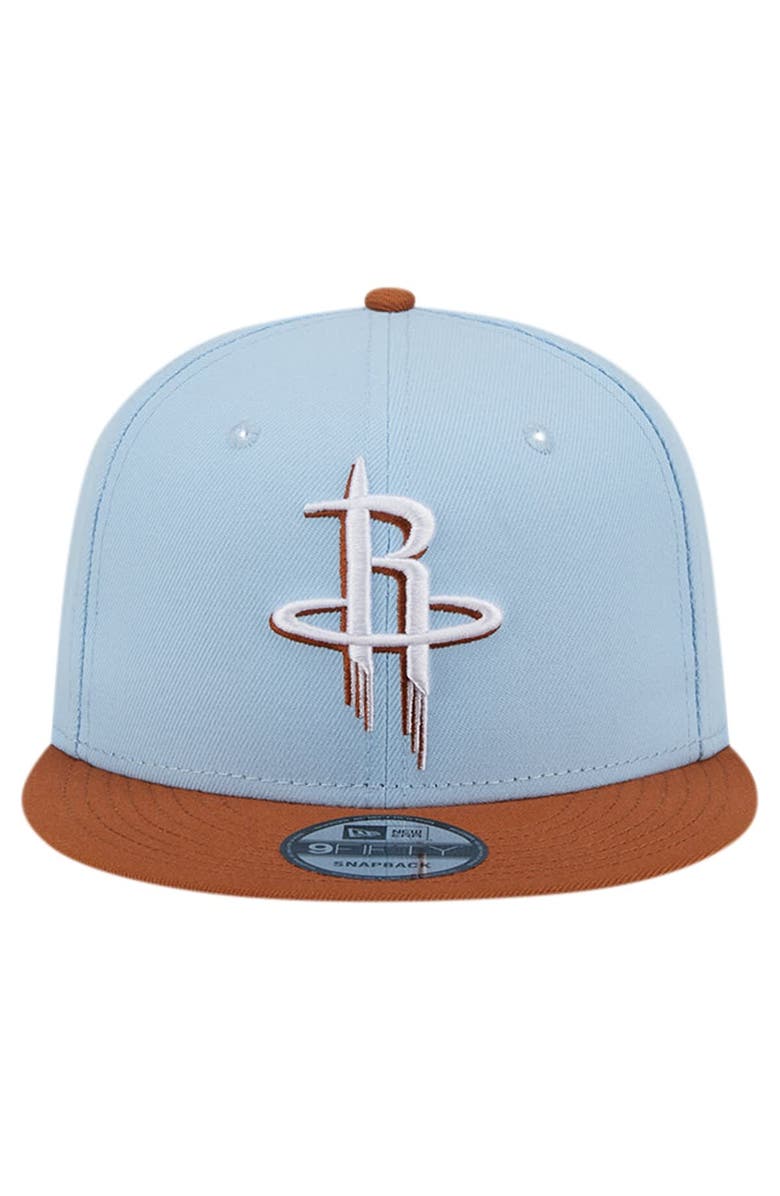 New Era Men's New Era Light Blue/Brown Houston Rockets 2-Tone Color ...