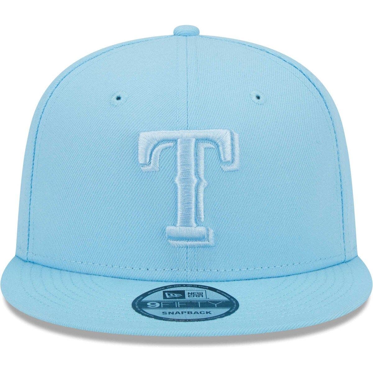 New Era Men's New Era Light Blue Texas Rangers Spring Color Basic ...