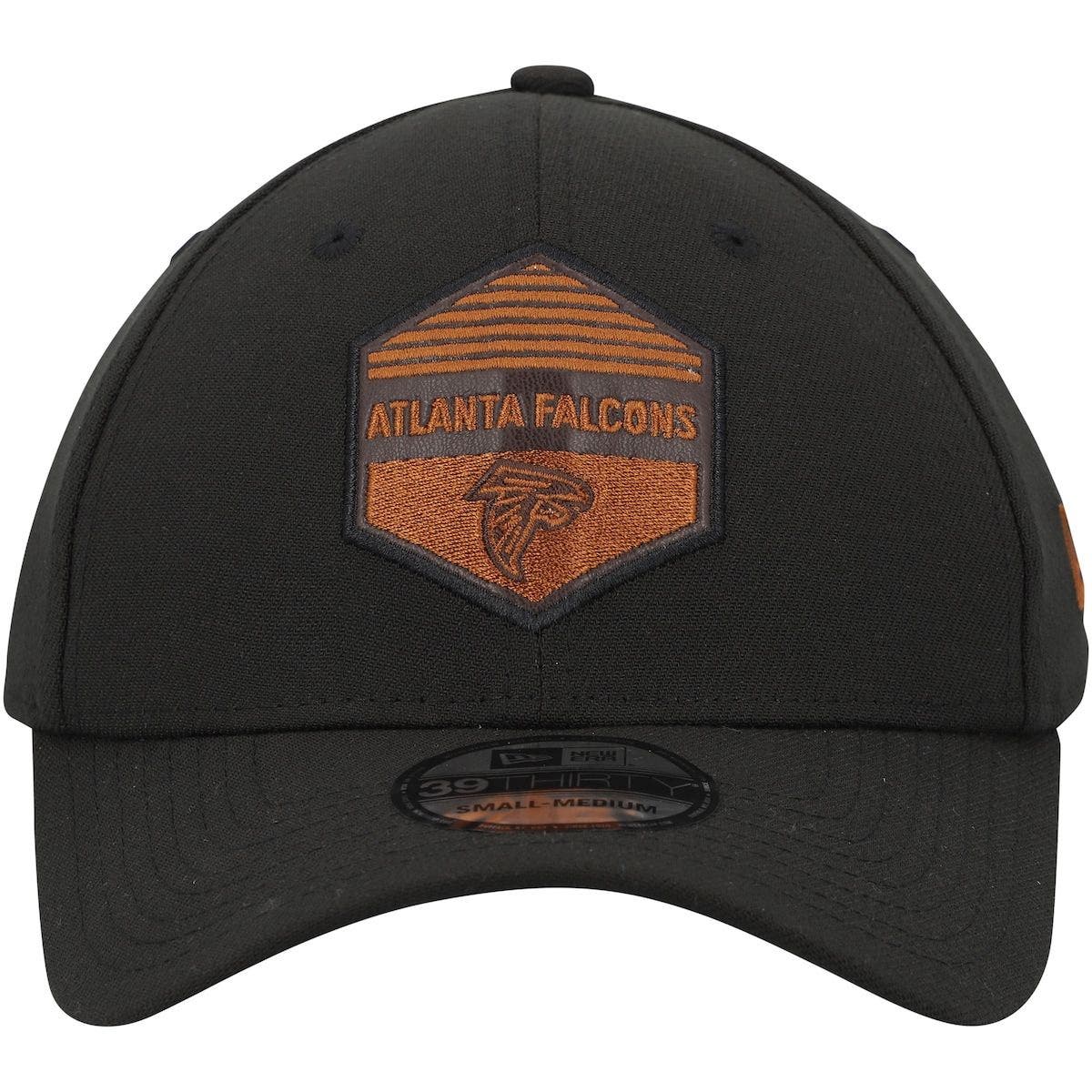 New Era Men's New Era Black Atlanta Falcons Gulch 39THIRTY Flex Hat ...