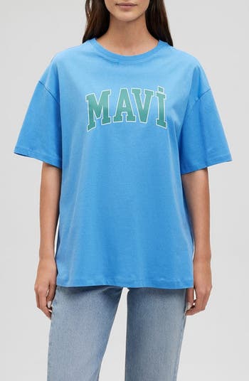 Mavi Jeans Logo Relaxed Fit Cotton Graphic T-Shirt | Nordstrom