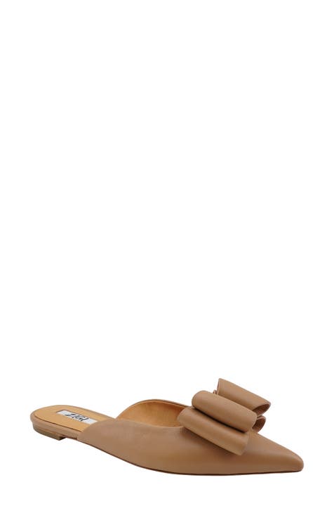 Women's Beige Flat Mules & Slides | Nordstrom