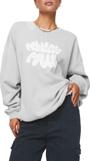 Princess Polly Logo Graphic Sweatshirt | Nordstrom
