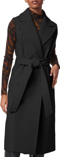Bernardo Belted Long Vest | Nordstrom