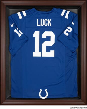 FANATICS AUTHENTIC Indianapolis Colts Brown Framed Logo Jersey Display ...