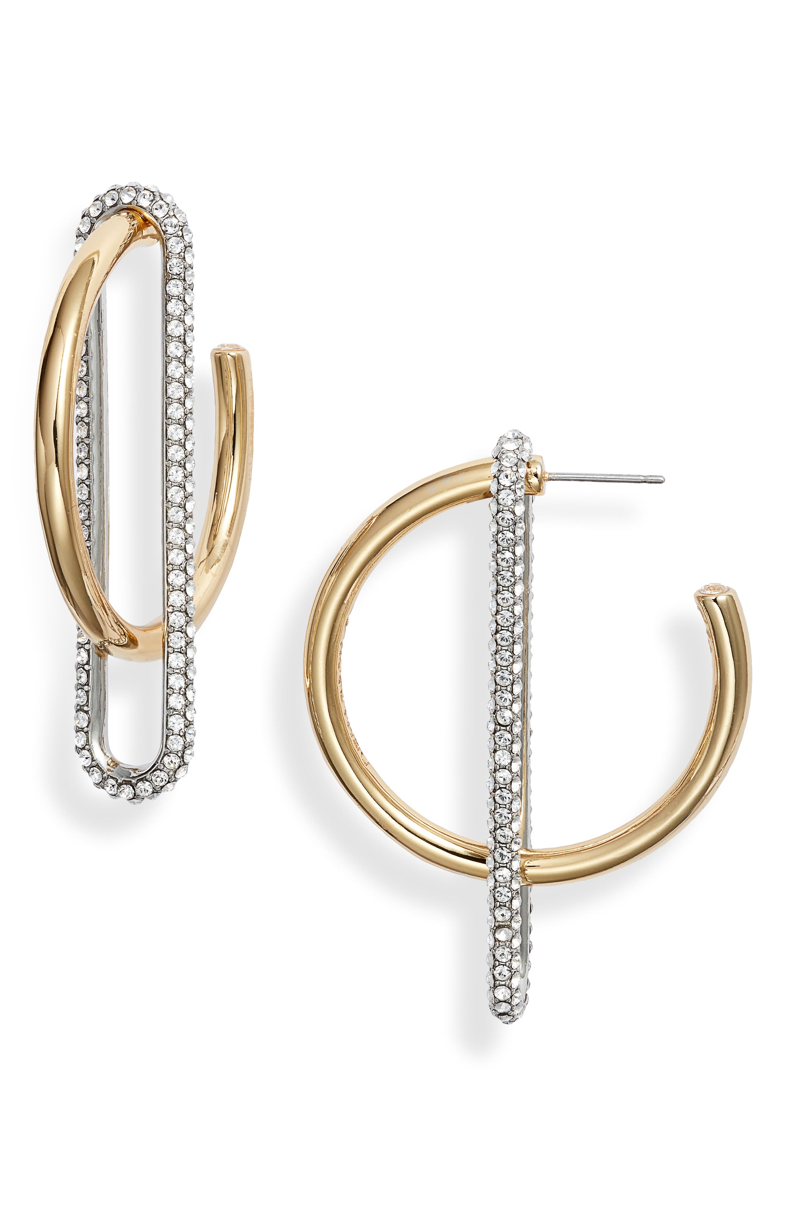 DEMARSON Astra Hoop Earrings | Nordstrom