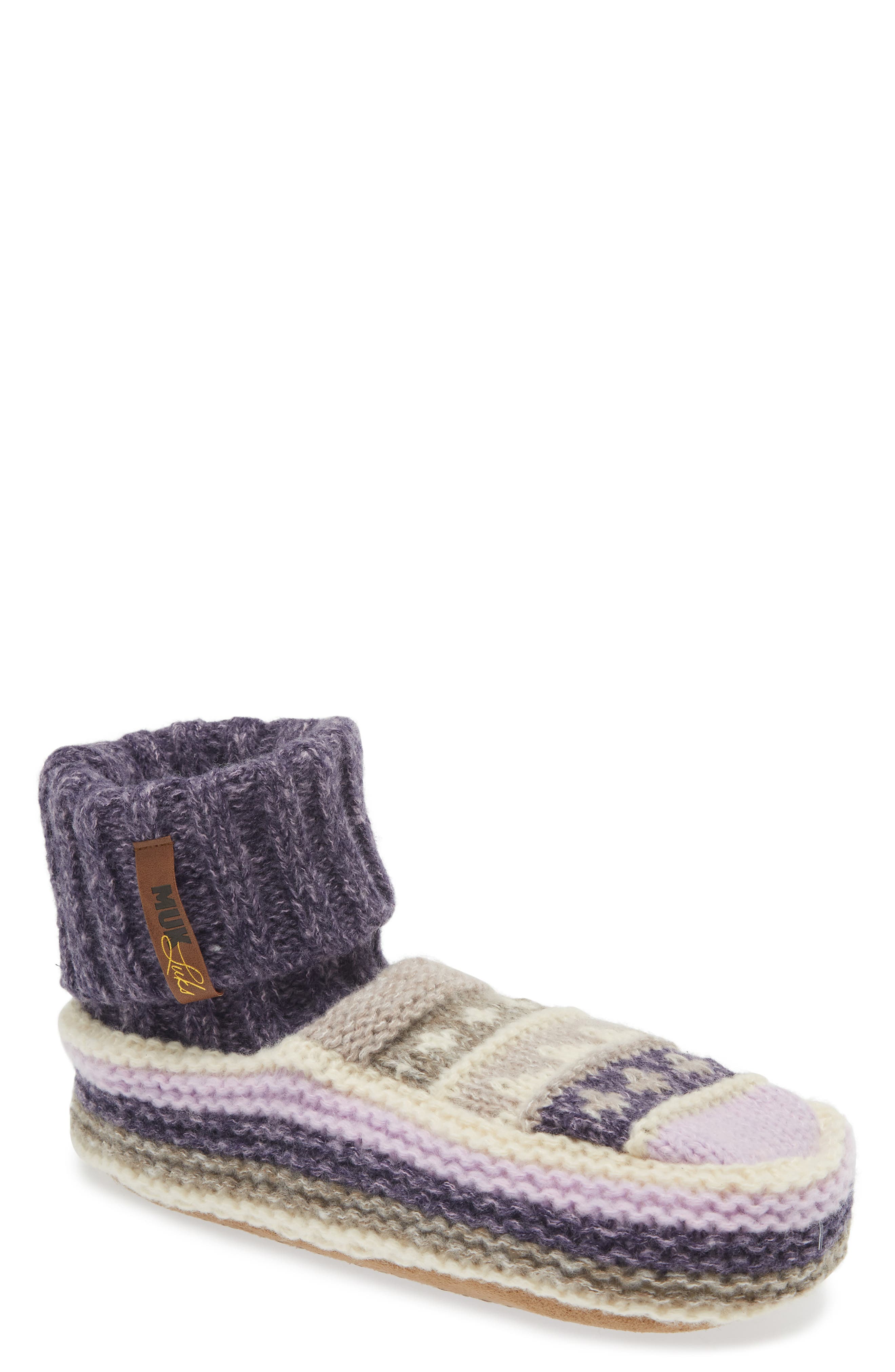 Muk Luks Slipper Socks In Winters Dusk | ModeSens