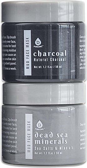 PURSONIC 2 Pack Facial Therapy Mud Face Mask with Mask Applicator ...