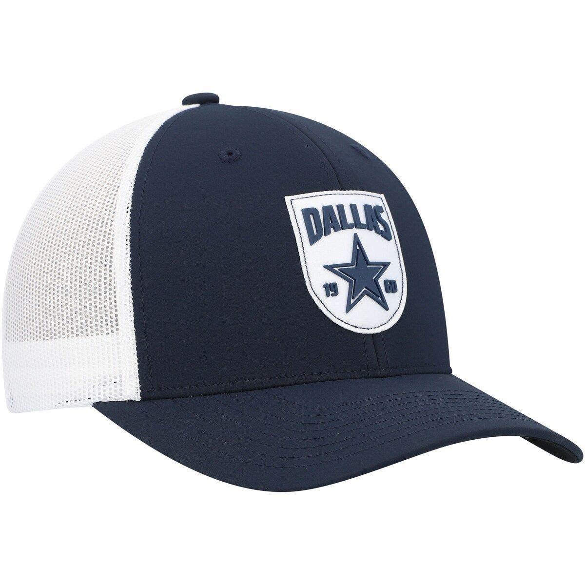 HOOEY Men's HOOey Navy/White Dallas Cowboys Star Patch Trucker Snapback ...