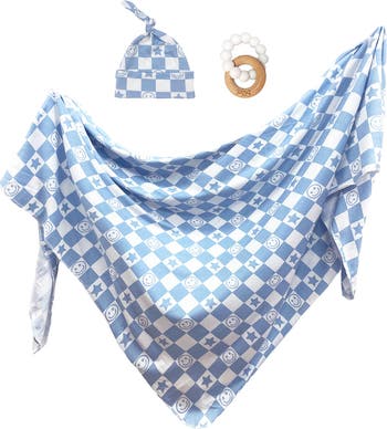 Toby Smiley Check 3-Piece Wrap Set | Nordstromrack