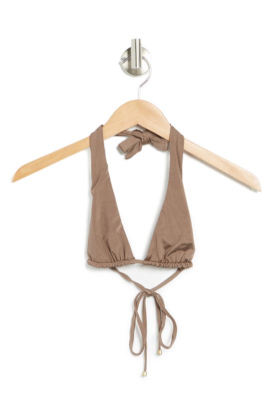 Vitamin A Milana Convertible Bikini Top In Java Shimmer | ModeSens