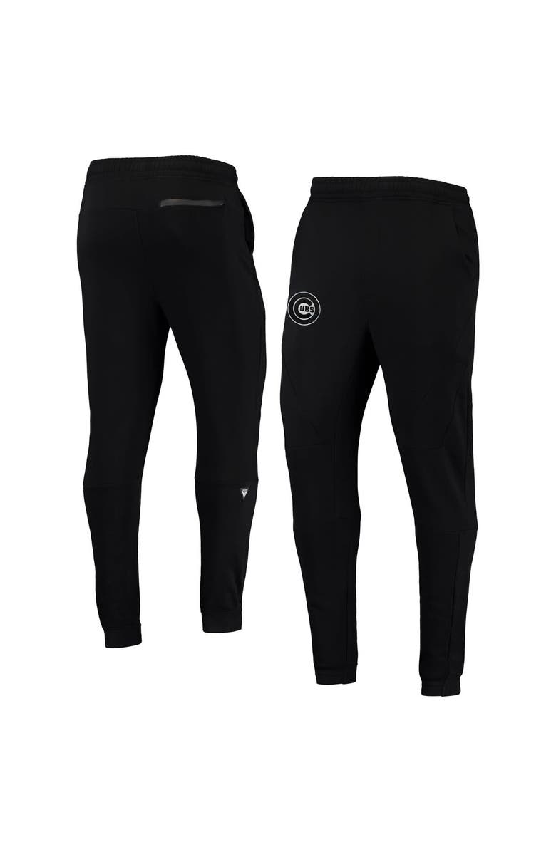LEVELWEAR Men's Levelwear Black Chicago Cubs Tempo 22 Fleece Pants ...
