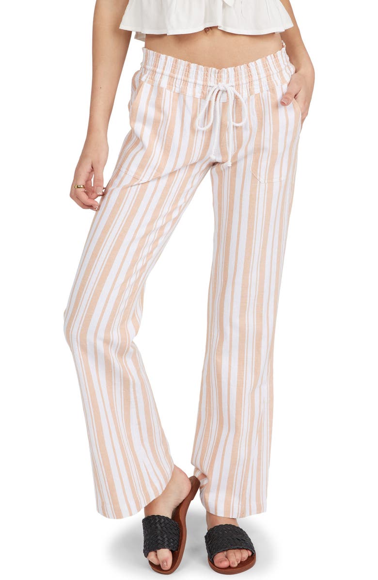 Roxy Oceanside Tie Waist Pants | Nordstrom