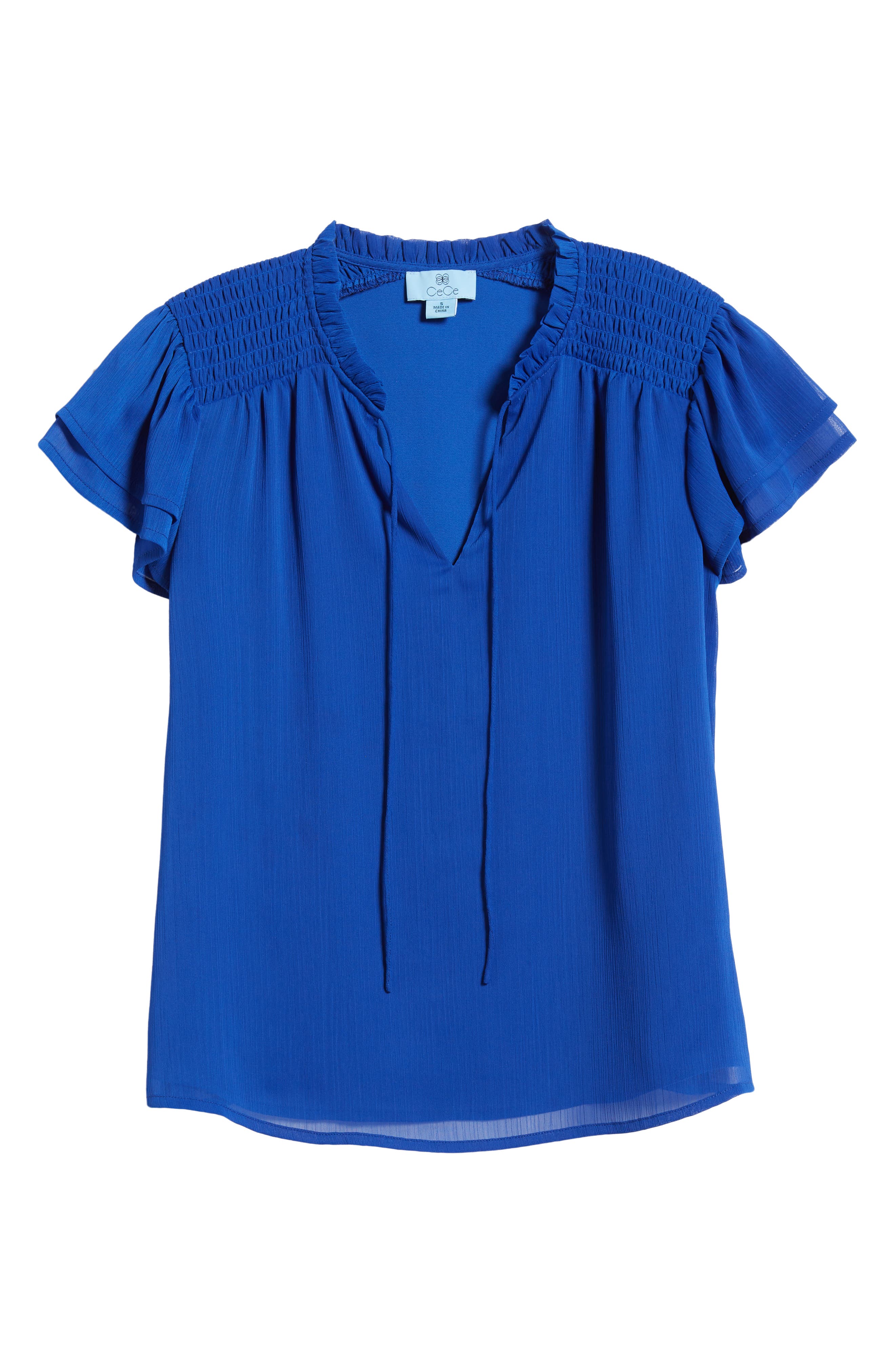 CeCe Flutter Sleeve Top | Nordstrom